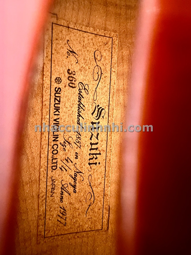 Đàn Violin Suzuki Established No.360 size 4/4 - Nhạc cụ Linh Nhi